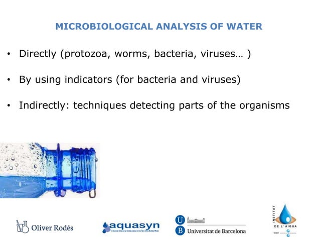 Water organoleptic characteristics | PPT