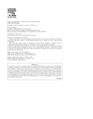 Microbiología medica - Murray 7ª edición | PDF