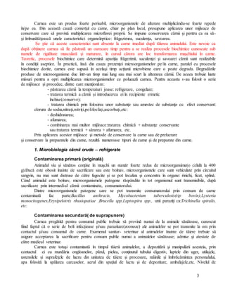Microbiologia carnii | DOCX