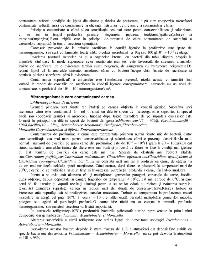 Microbiologia carnii | DOCX