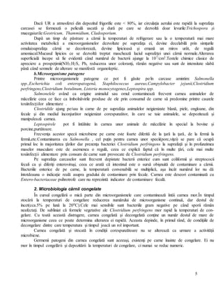 Microbiologia carnii | DOCX