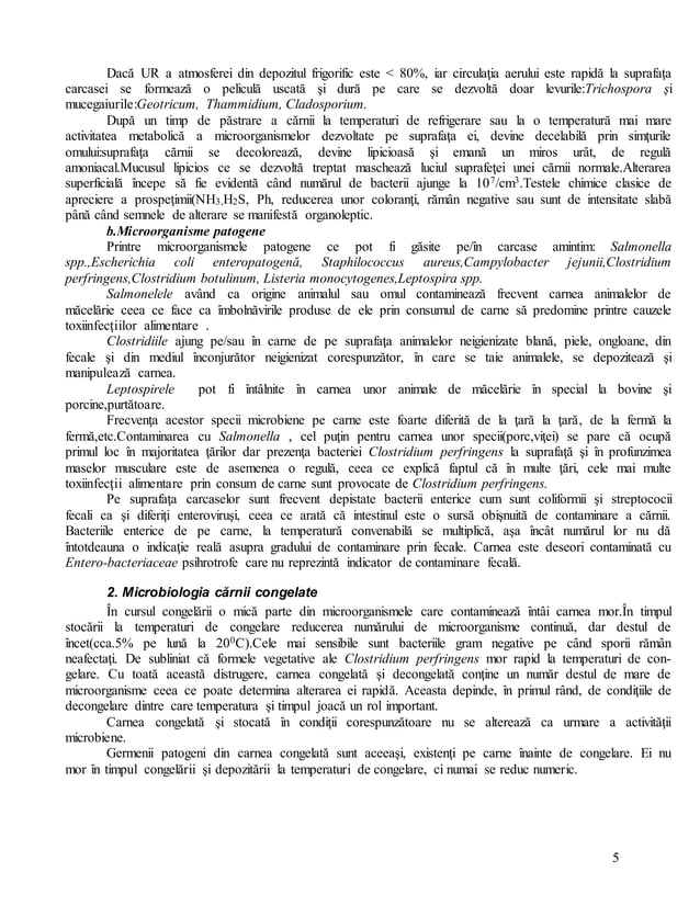 Microbiologia carnii | DOCX