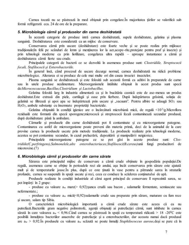 Microbiologia carnii | DOCX