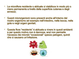 Microbiologia della cute | PPT
