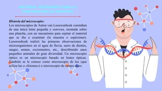 PREPARACION DE MUESTRAS PARA SU OBSERVACION AL MICROSCOPIO OPTICO | PPTX