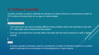 BASIC MICROBIOLOGY LAB EQUIPMENTS | PPTX