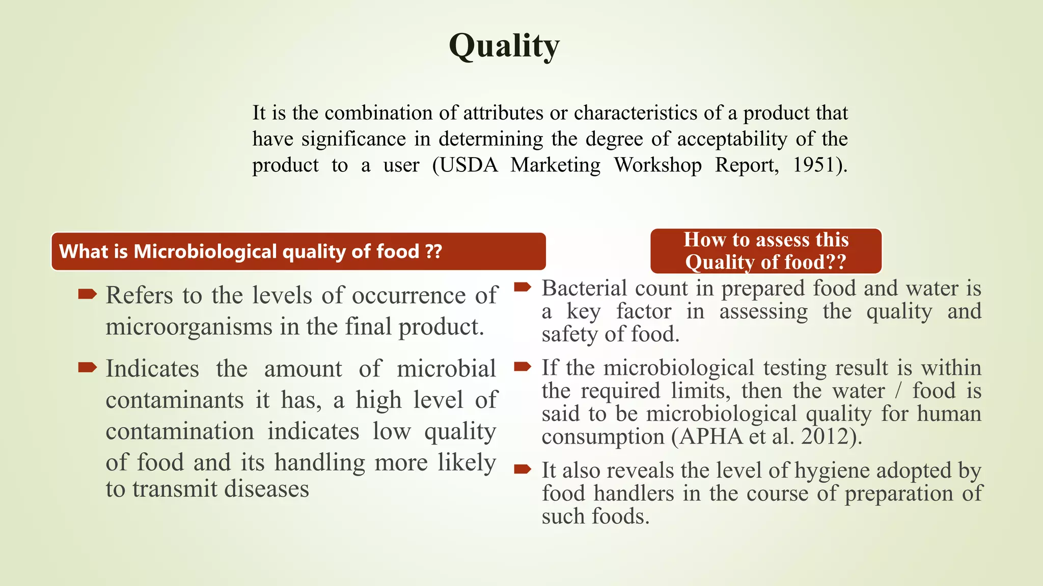 Microbiological Quality Analysis : Isolation,Identificatin and ...