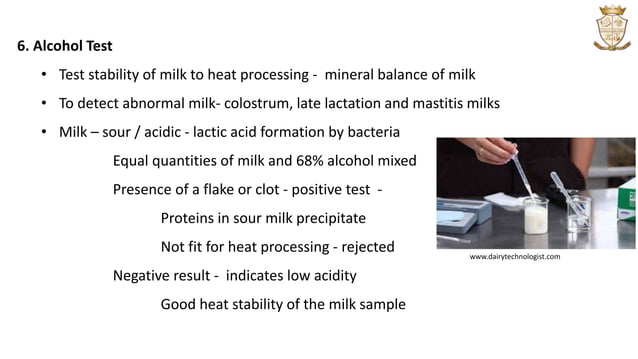 Microbiological analysis of milk part I | PPTX | Agriculture | Industries