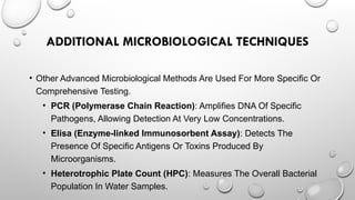 Microbiological and Chemical Techniques for Testing Drinking Water.pptx