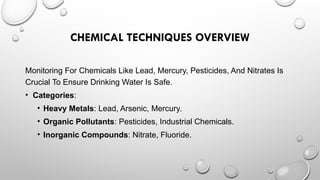 Microbiological and Chemical Techniques for Testing Drinking Water.pptx