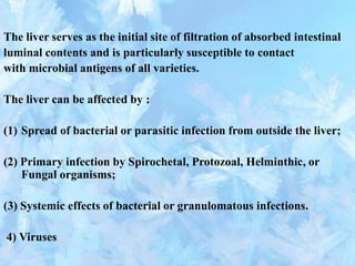 Microbiological aspect of liver | PPTX