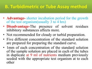 Microbiological assay | PPTX