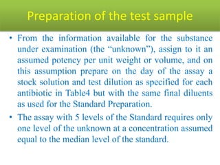 Microbiological assay | PPTX