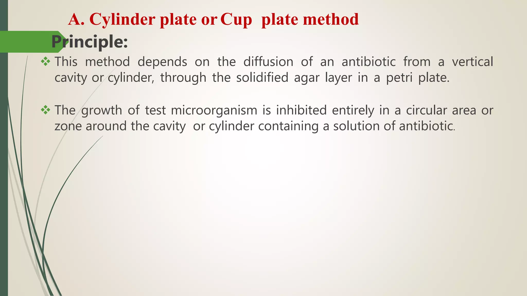 Microbiological assay-Principles and methods of different microbiological assay. | PPTX