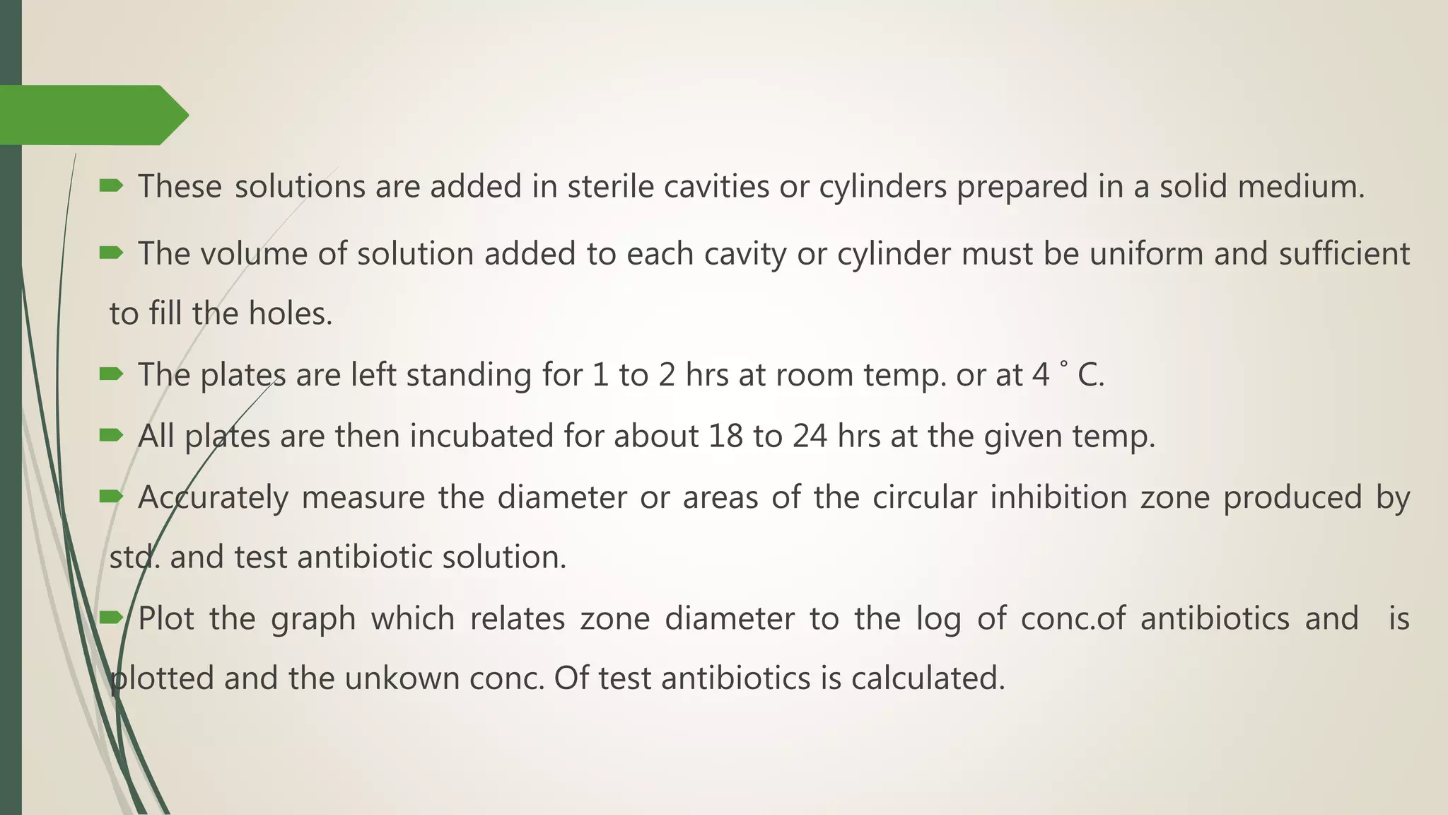 Microbiological assay-Principles and methods of different ...