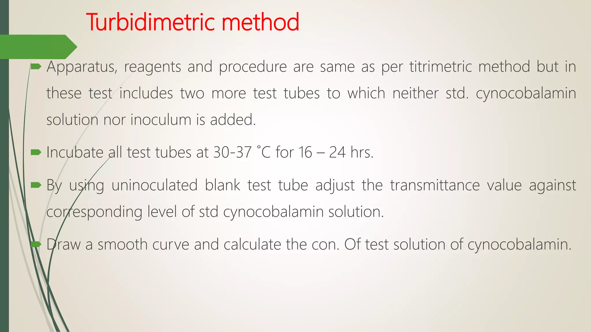 Microbiological assay-Principles and methods of different ...