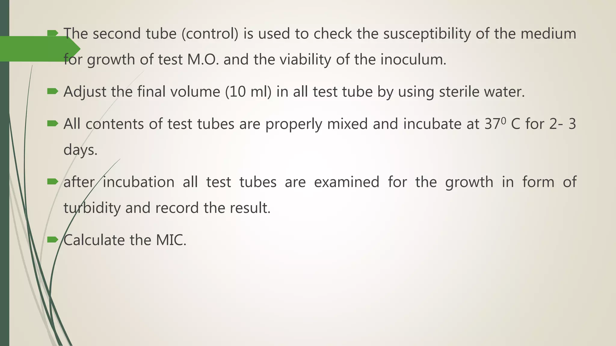 Microbiological assay-Principles and methods of different microbiological assay. | PPTX