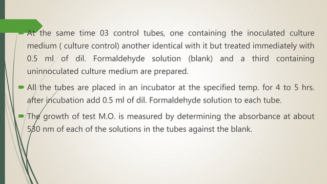 Microbiological assay-Principles and methods of different microbiological assay. | PPTX ...