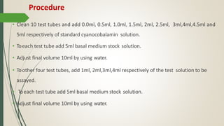 Microbiological assay-Principles and methods of different microbiological assay. | PPTX