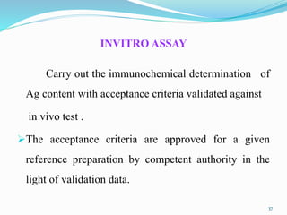 Microbiological assay of vaccines | PPT