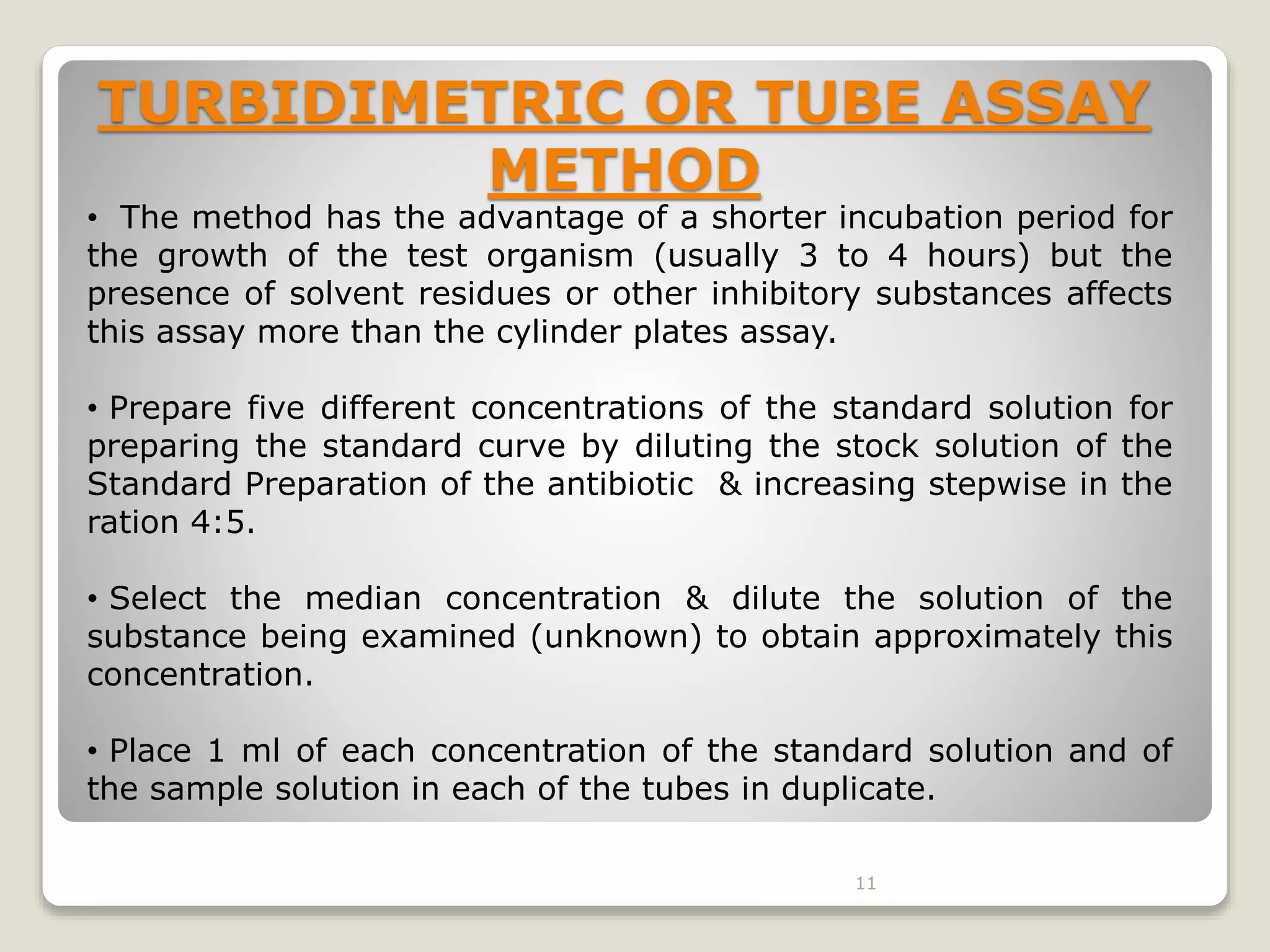 Microbiological assays- Pharmacuetical Microbiology | PPTX