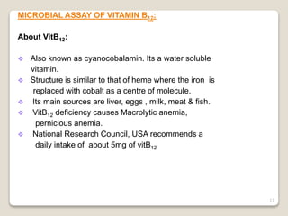 Microbiological assays- Pharmacuetical Microbiology | PPTX