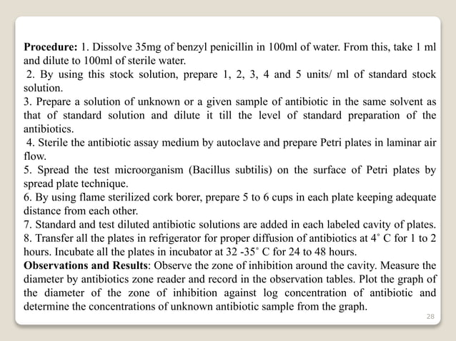 Microbiological assays- Pharmacuetical Microbiology | PPTX