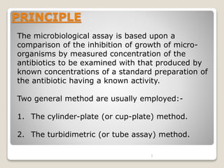 Microbiological assays- Pharmacuetical Microbiology | PPTX