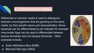 Microbiological culture media | PPTX