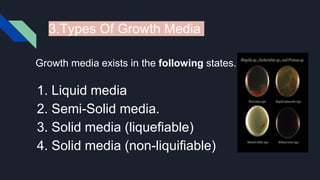 Microbiological culture media | PPTX