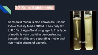Microbiological culture media | PPTX