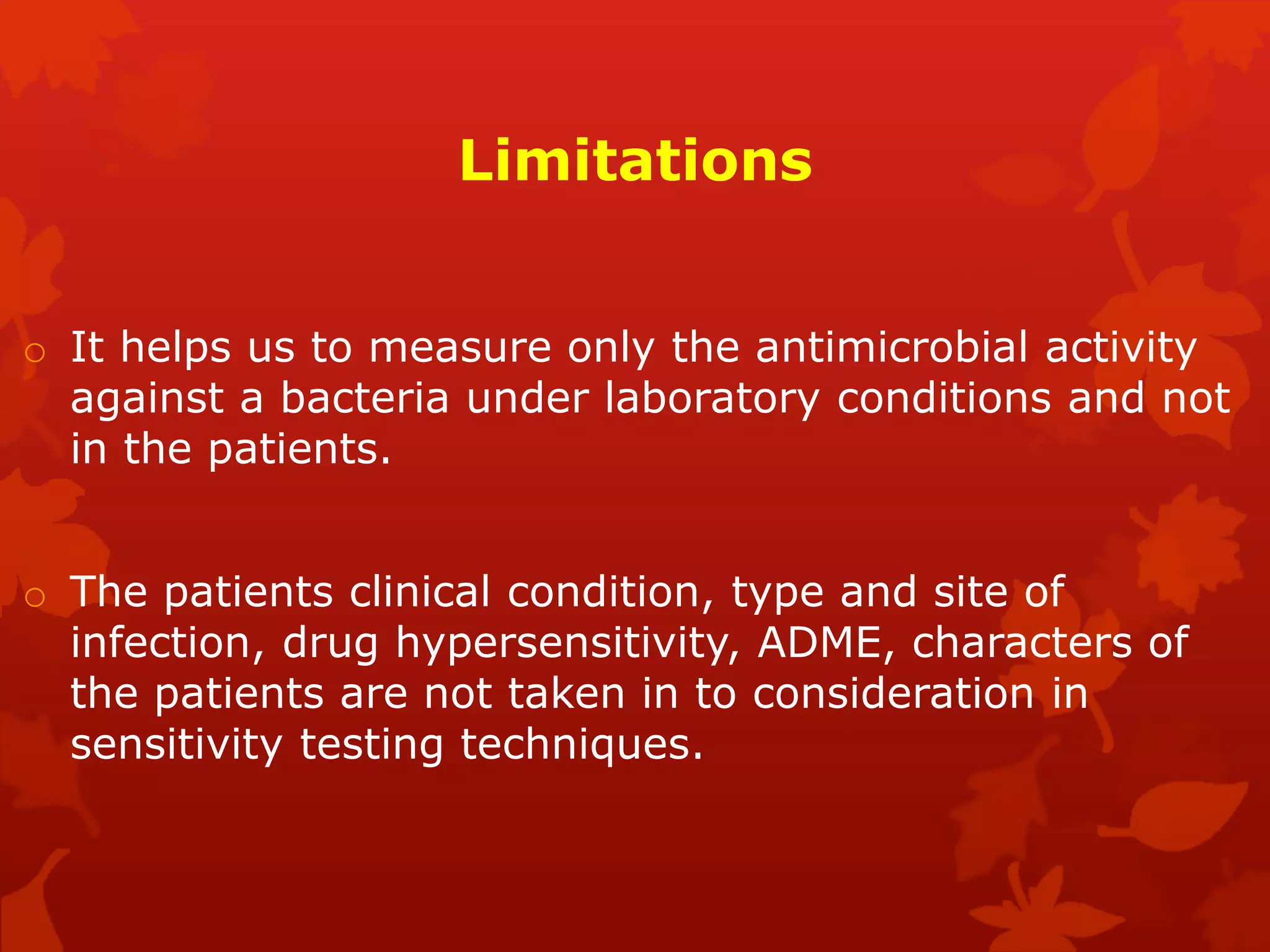 Microbiological culture sensitivity test | PPTX
