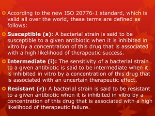 Microbiological culture sensitivity test | PPTX