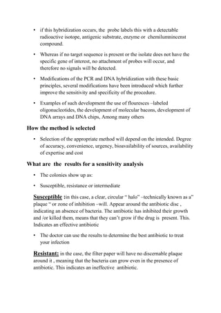 MICROBIOLOGICAL CULTURE SENSITIVITY TESTS.docx
