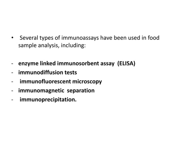 Microbiological examination of food | PPTX
