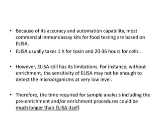 Microbiological examination of food | PPTX