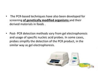 Microbiological examination of food | PPTX