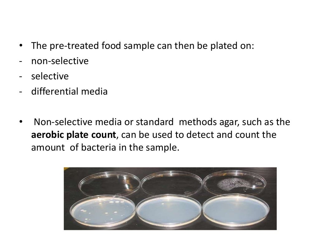 Microbiological Examination Of Food