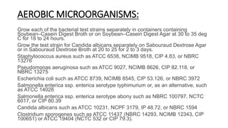 MICROBIOLOGICAL EXAMINATION OF NONSTERILE PRODUCTS SPECIFIC ORGANISMS.pptx