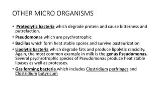 Microbiological examination of normal food(milk and fruits) | PPT