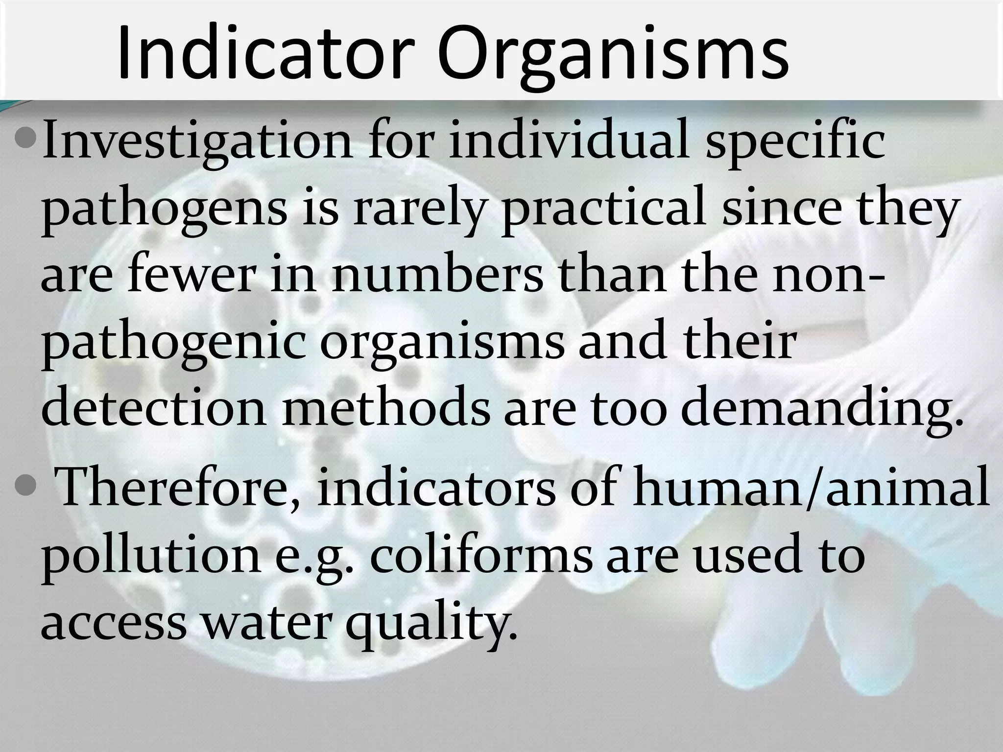 Microbiological examination of water2 | PPTX