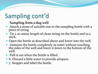 Microbiological examination of water2 | PPTX