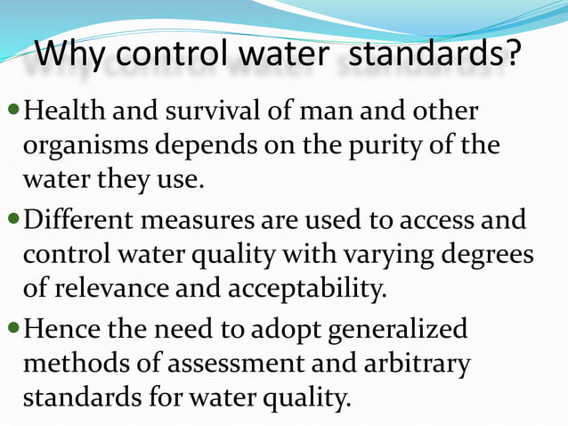 Microbiological examination of water2 | PPTX | Chemistry | Science