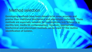 Microbiological identification | PPTX