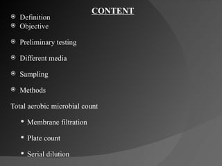 Microbiological limit test amit $hah | PPT