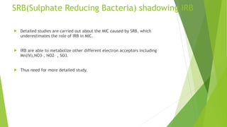 Microbiologically induced corrosion | PDF