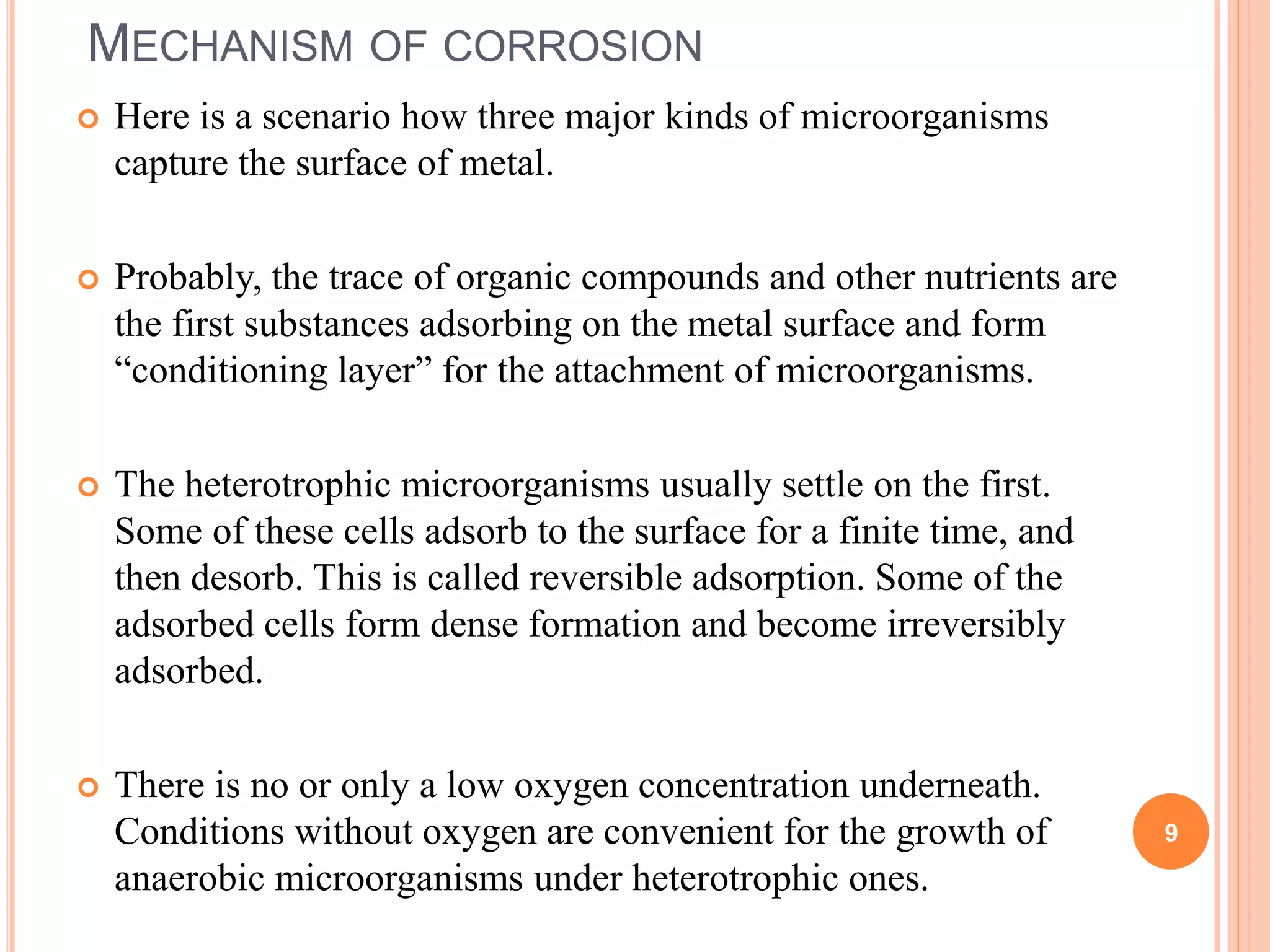 Microbiologically influenced corrosion (mic) or biological corrosion | PPTX
