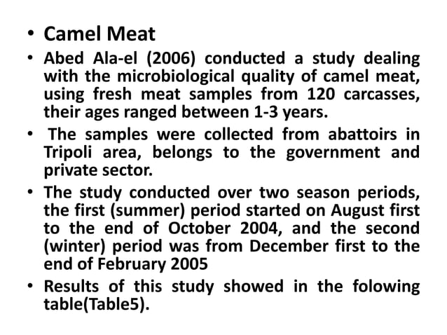 Microbiological quality of meat | PDF