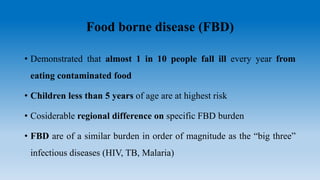 Microbiological risk assessment on food borne pathogens | PPTX