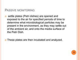 Microbiological sampling of air | PPTX